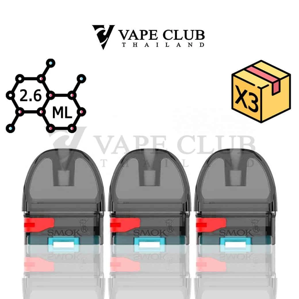 Smok Empty Pod Pozz Pro หัวพอตบุหรี่ไฟฟ้า แทงค์เปล่า ไม่มีคอยล์ จุน้ำยา ...